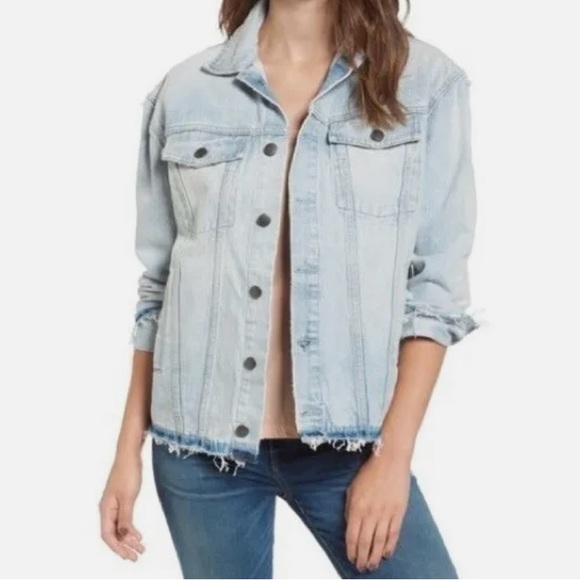 Current/Elliott | Jackets & Coats | Nwt Current Elliott Denim Jacket ...